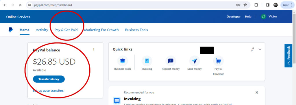 Create, Receive and withdraw from PayPal in Namibia to Banks,Mobile ...